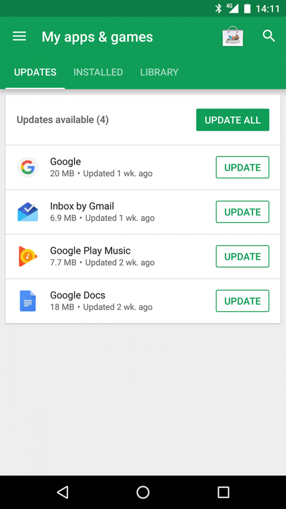Play Store testing for new Updates tab and Sorting methods! — Tekh Decoded